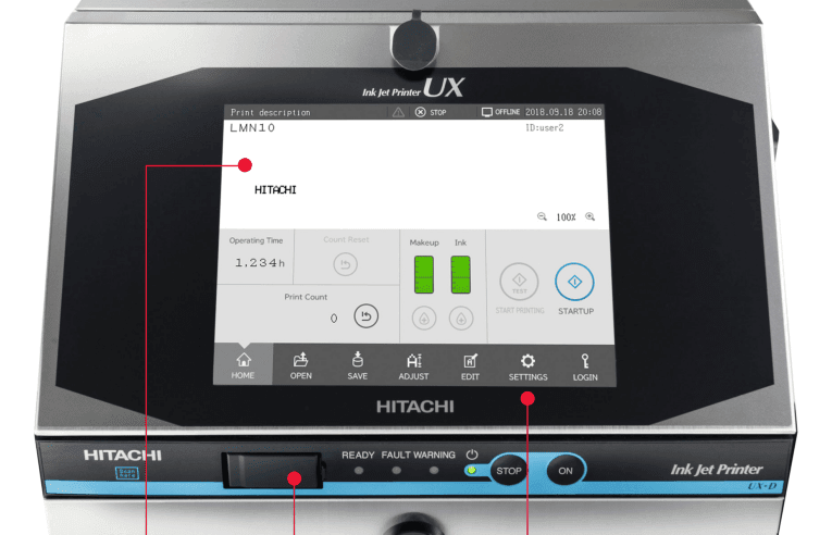 Continuous Inkjet Printing Process | Hitachi Inkjet Printer - Hitachi ...