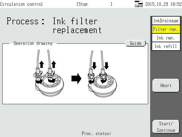 Continuous Inkjet Batch Coding Machine UX Standard - Hitachi Printing