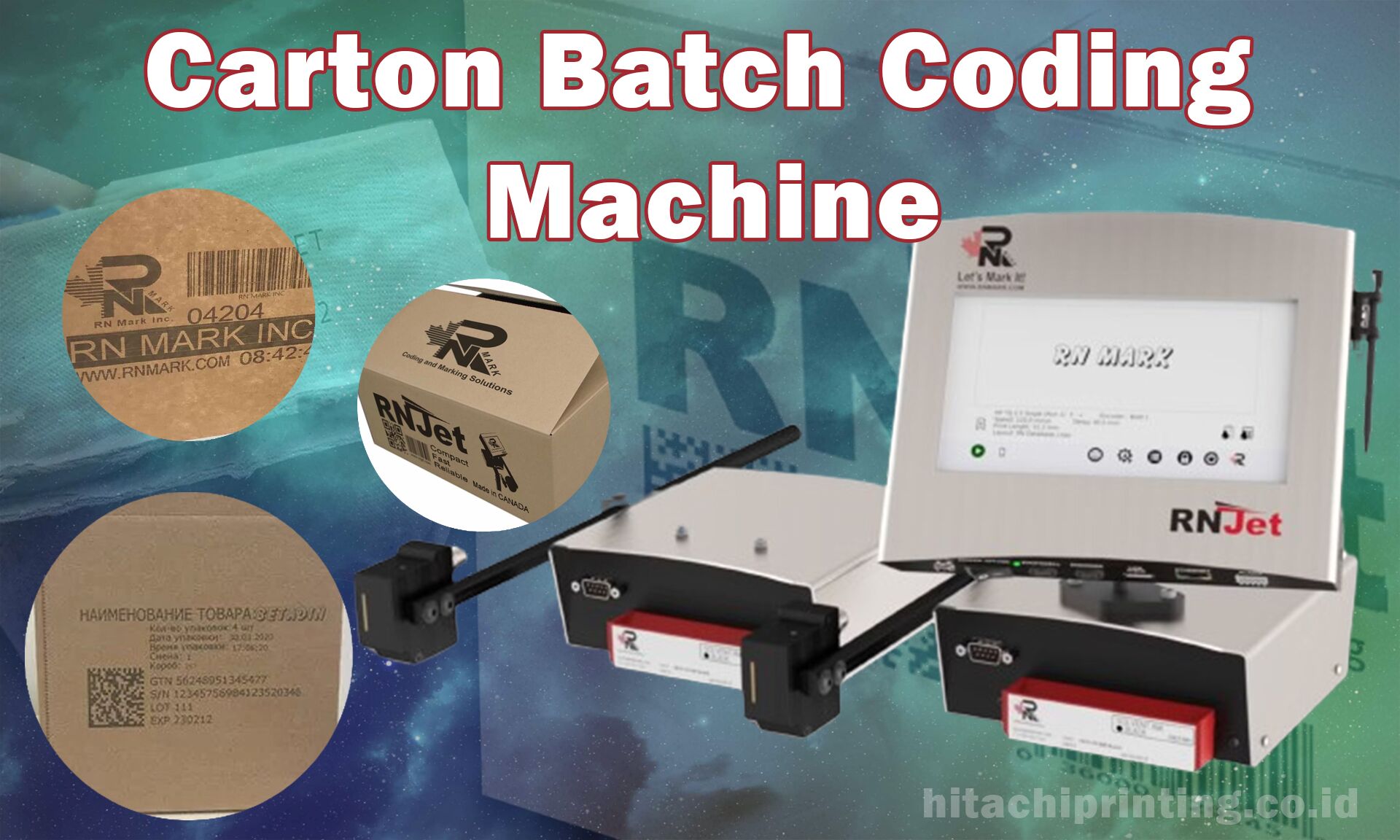Carton Batch Coding Machine - Hitachi Printing