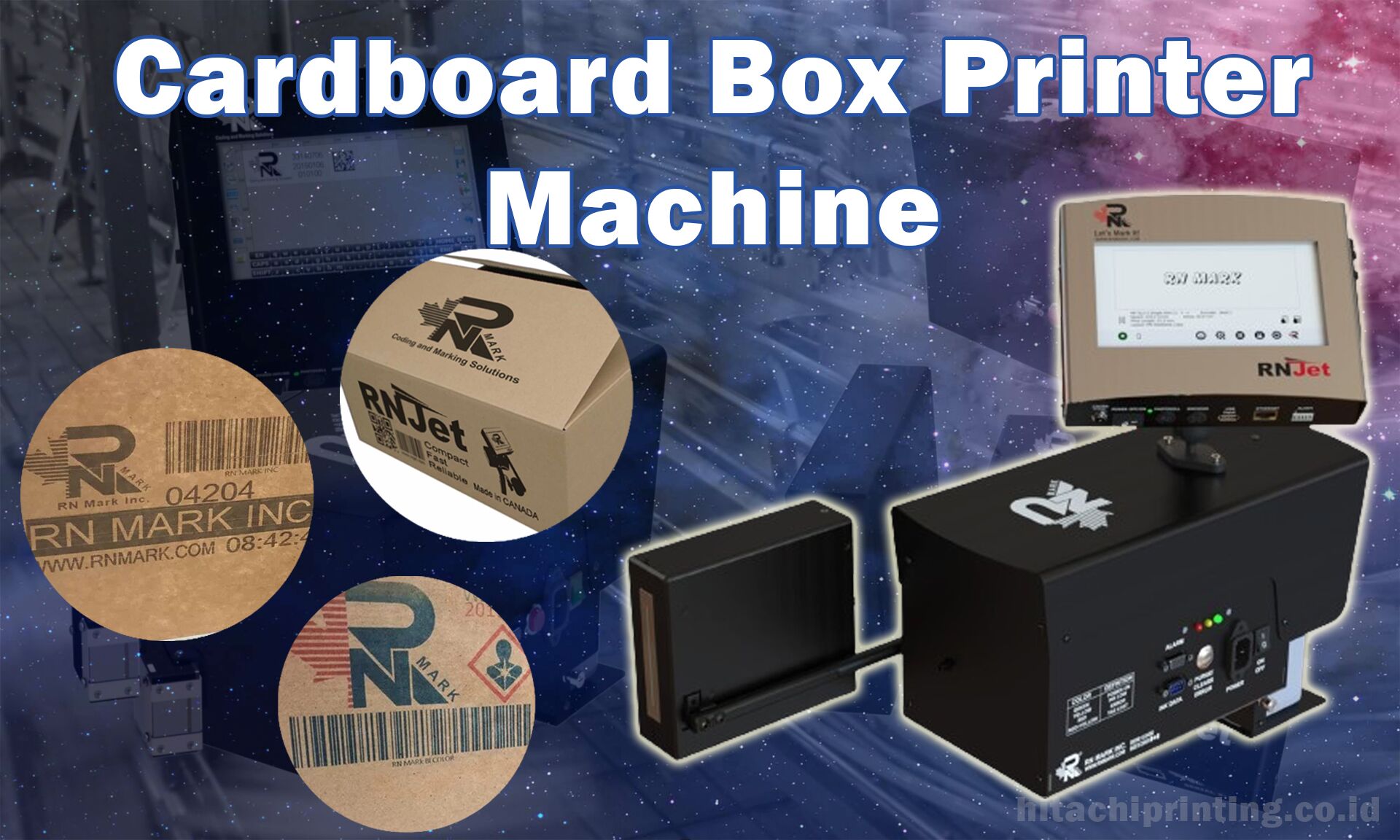 Cardboard Box Printer Machine - Hitachi Printing